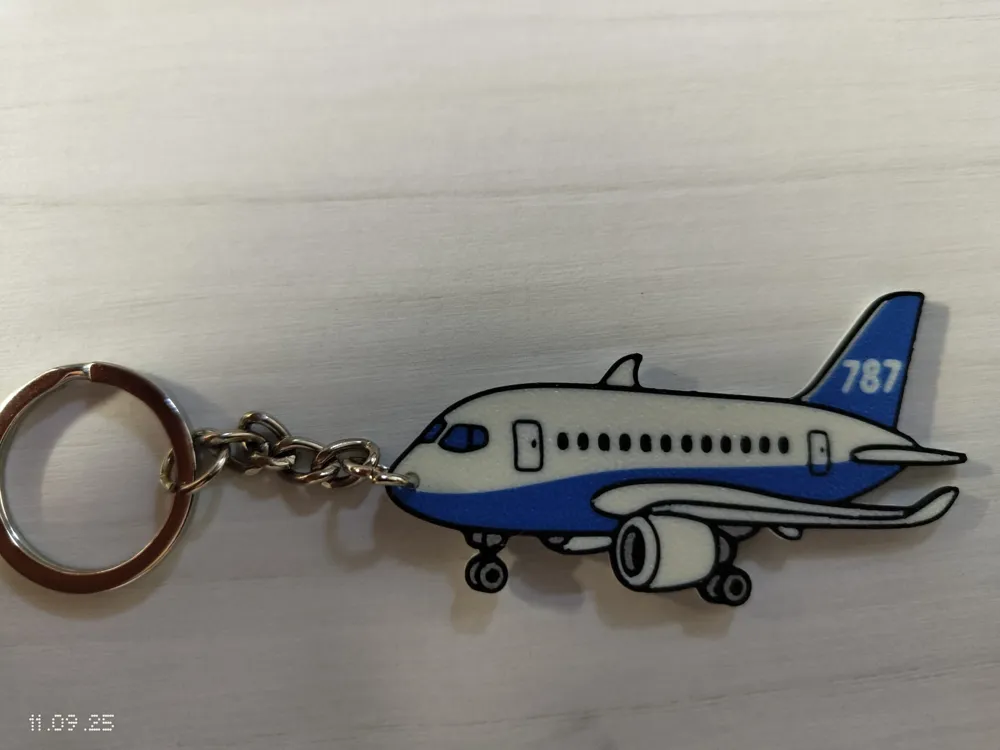 787 model airplane keychain by 3D-Montero MakerWorld: Download Free 3D ...