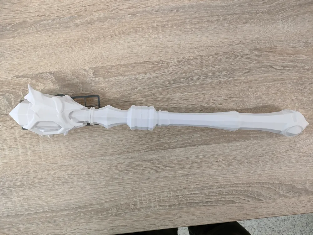 Magic 50cm Scepter staff inpired by fantasy world - Free 3D Print Model ...
