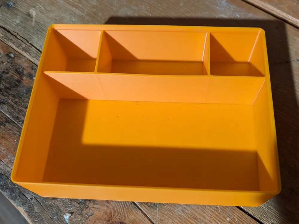 Low-profile 4x3 Gridfinity Organizer Bin by Petezilla - MakerWorld