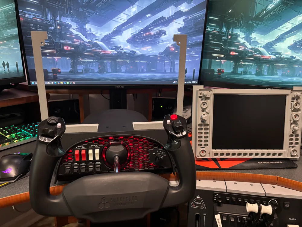 Honeycomb Mount for Flight Sim G1000 (737diysim) by ewok66429 ...