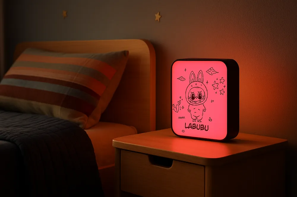 Labubu Night Light – Light Box by João Leite MakerWorld: Download Free ...