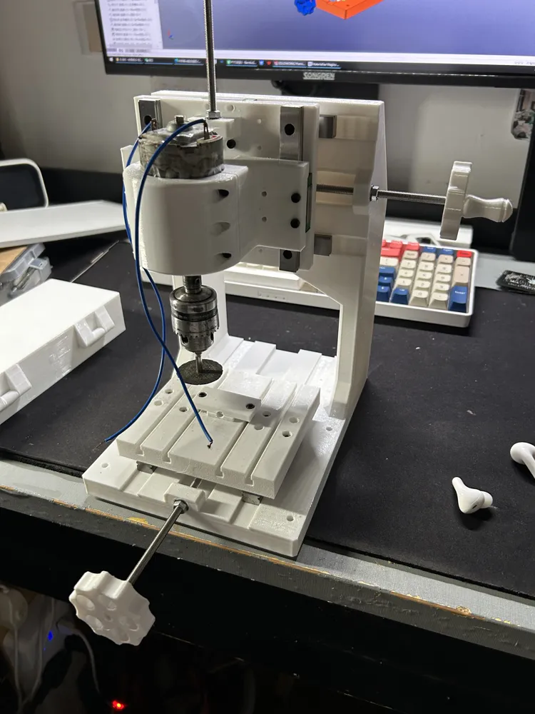 DIY Full Linear Rail Mini Manual Milling Machine by Ming Chuang Model ...