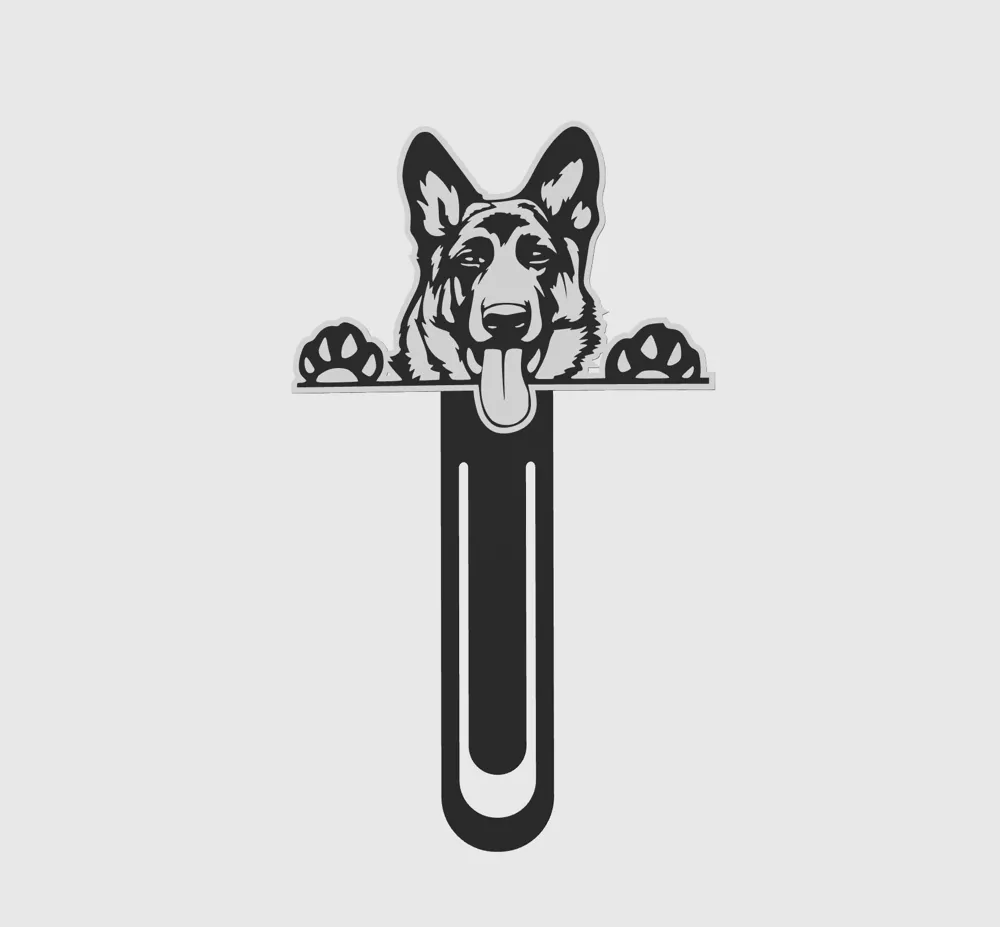 BookMark German Shepherd by TeraBite - MakerWorld