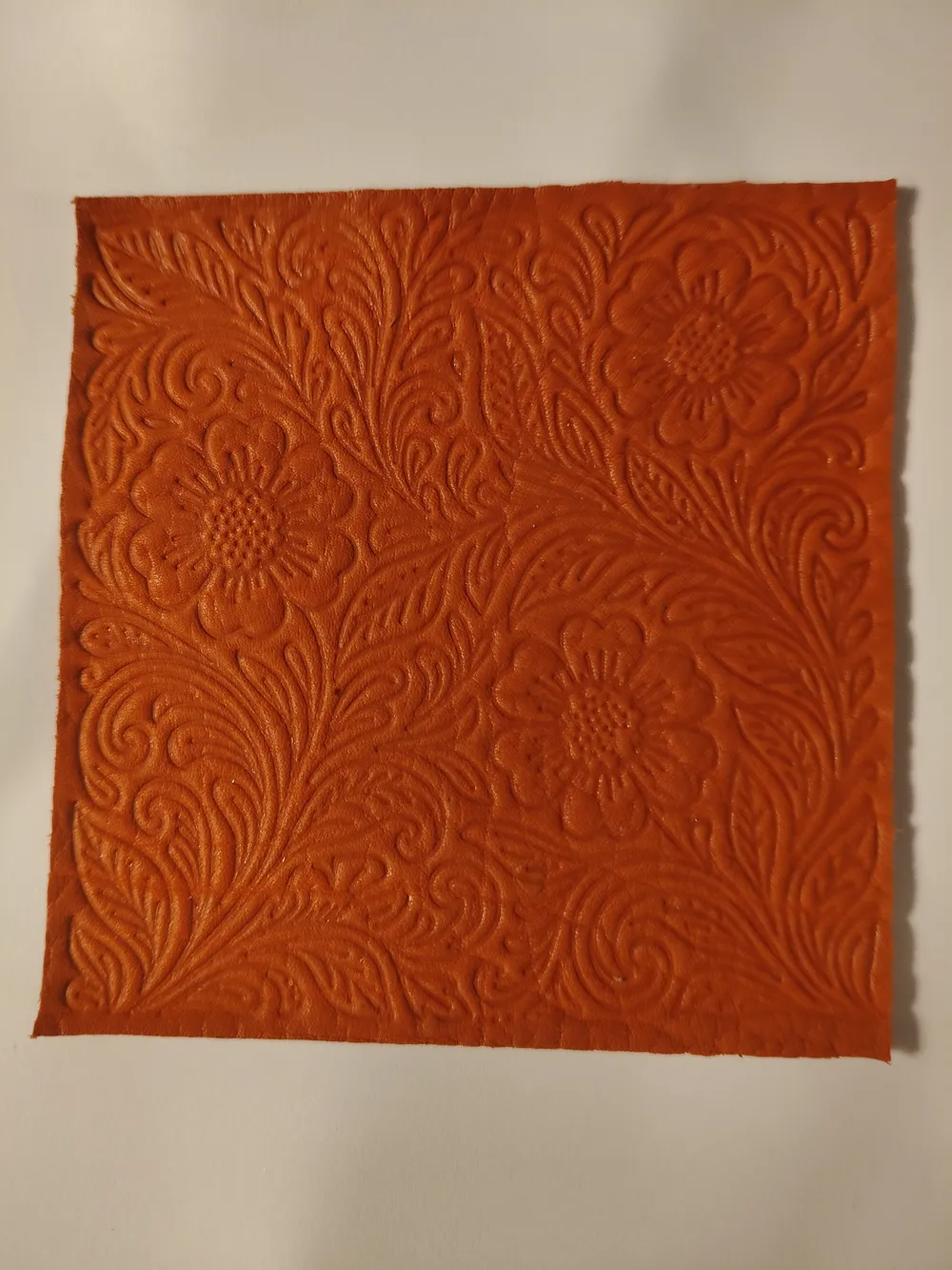 Leather Stamp – Western Floral Pattern - Free 3D Print Model - MakerWorld