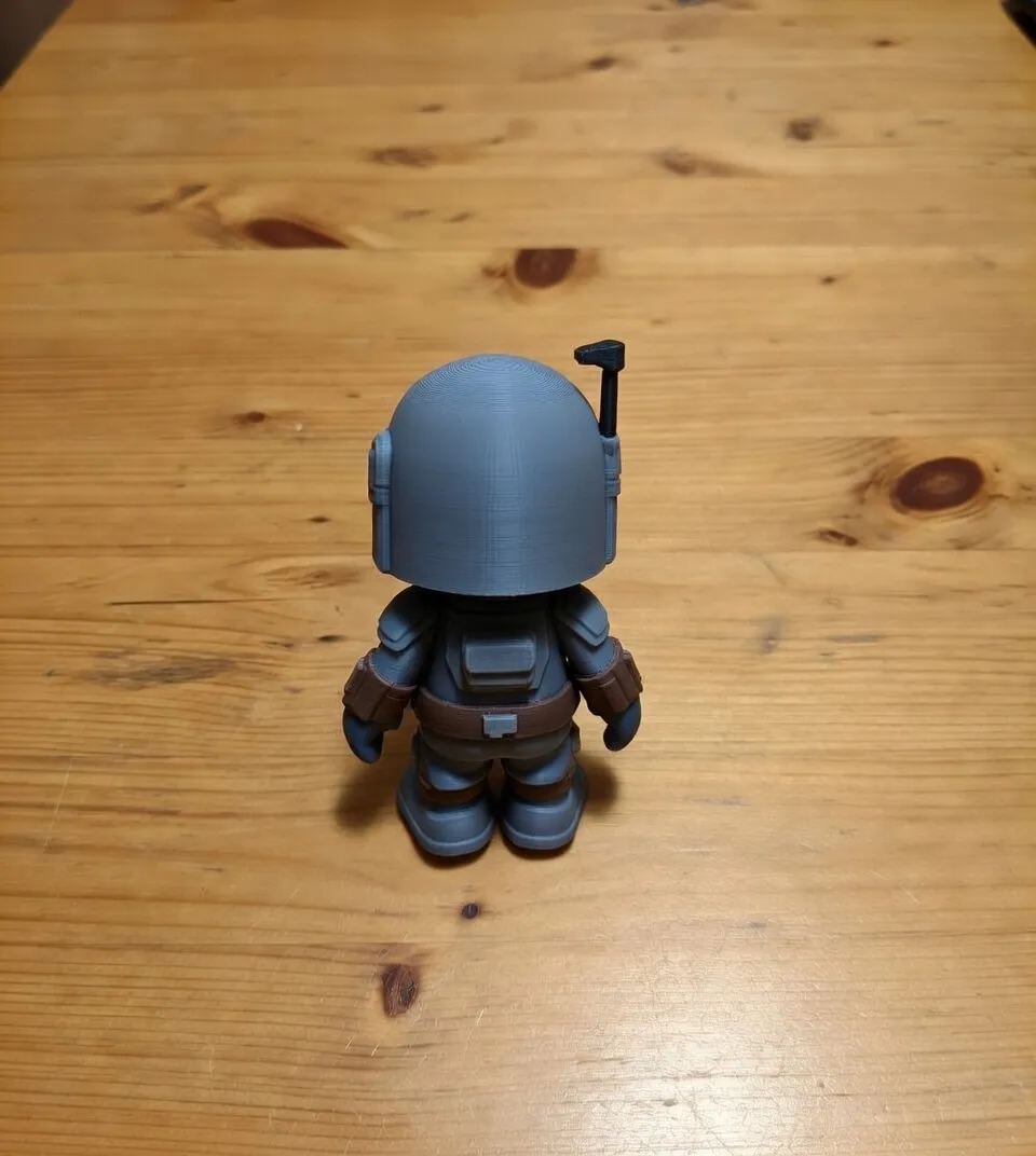 Mandalorian Mini Figure - Free 3D Print Model - MakerWorld