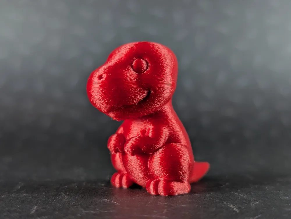Cute Mini T-Rex + Keychain - Free 3D Print Model - MakerWorld