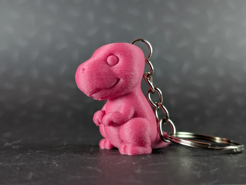 Bonito Mini T-Rex + Llavero - Modelo de impresión 3D gratuito - MakerWorld