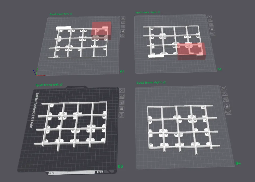 Gridfinity Magnetic Base Systainer 2 |T-Loc Sys2 M by BingoDS ...