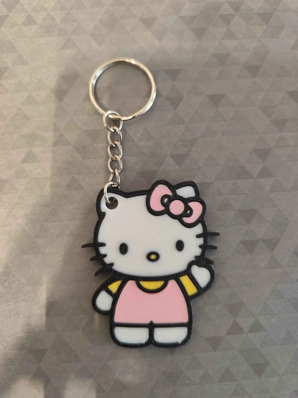 keychain hello kitty - llavero hello kitty - Free 3D Print Model ...