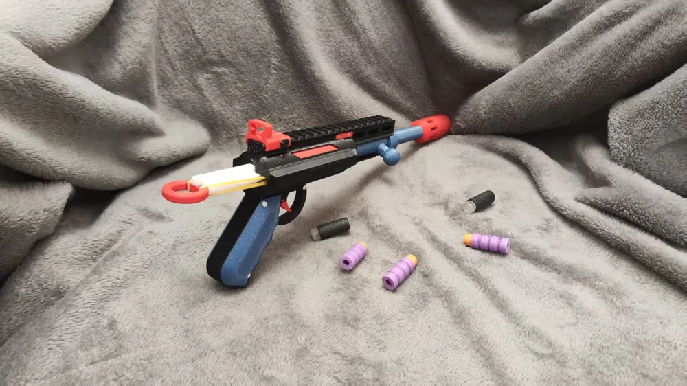No-hardware Snap-together Small Cannon "Snakeye" - Free 3D Print Model ...