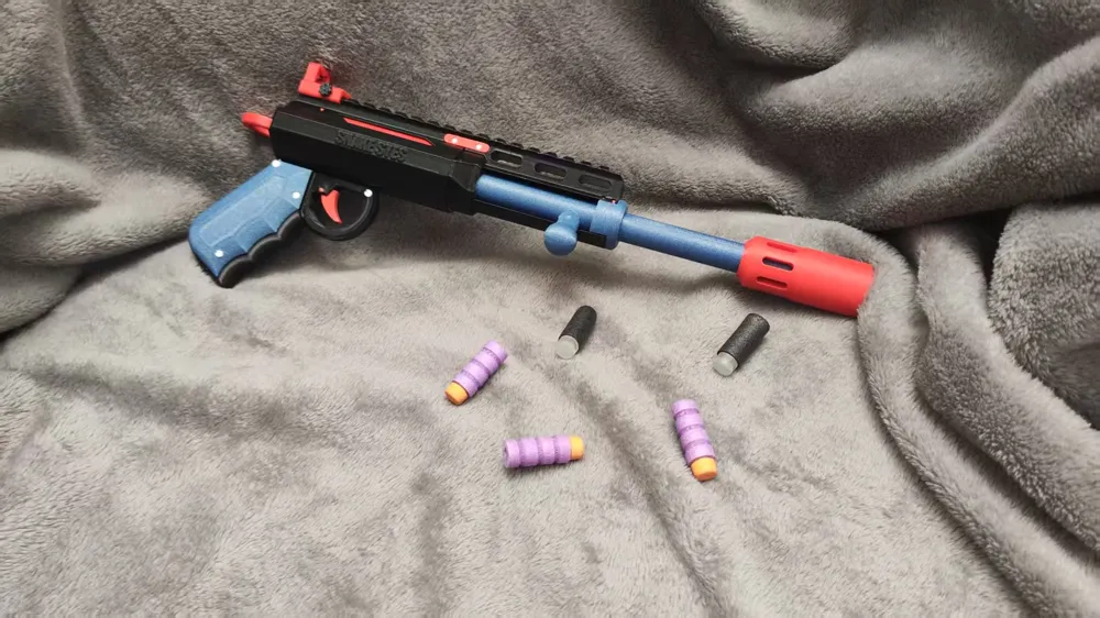 No-hardware Snap-together Small Cannon "Snakeye" - Free 3D Print Model ...