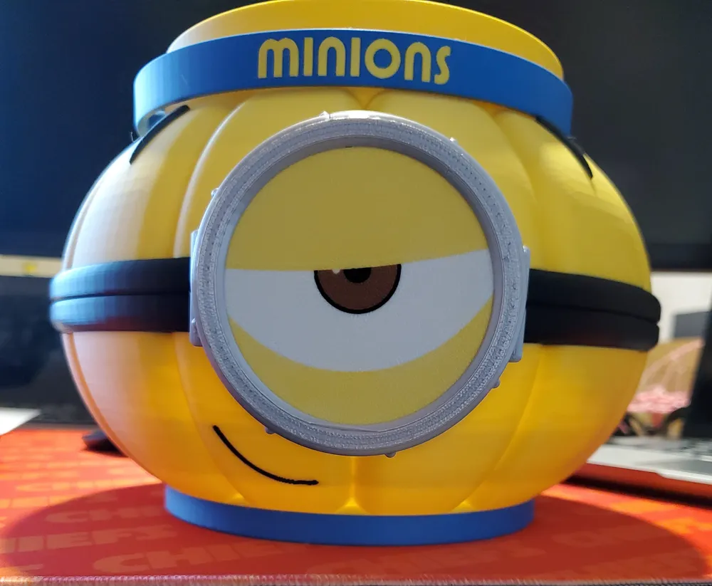 Light Up Minion Candy Bucket by Jerry Bower MakerWorld: Download Free ...