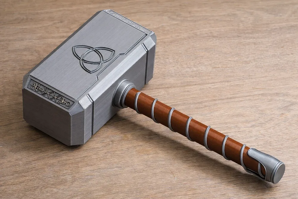 Thor Mjolnir Hammer - Marvel - Free 3D Print Model - MakerWorld