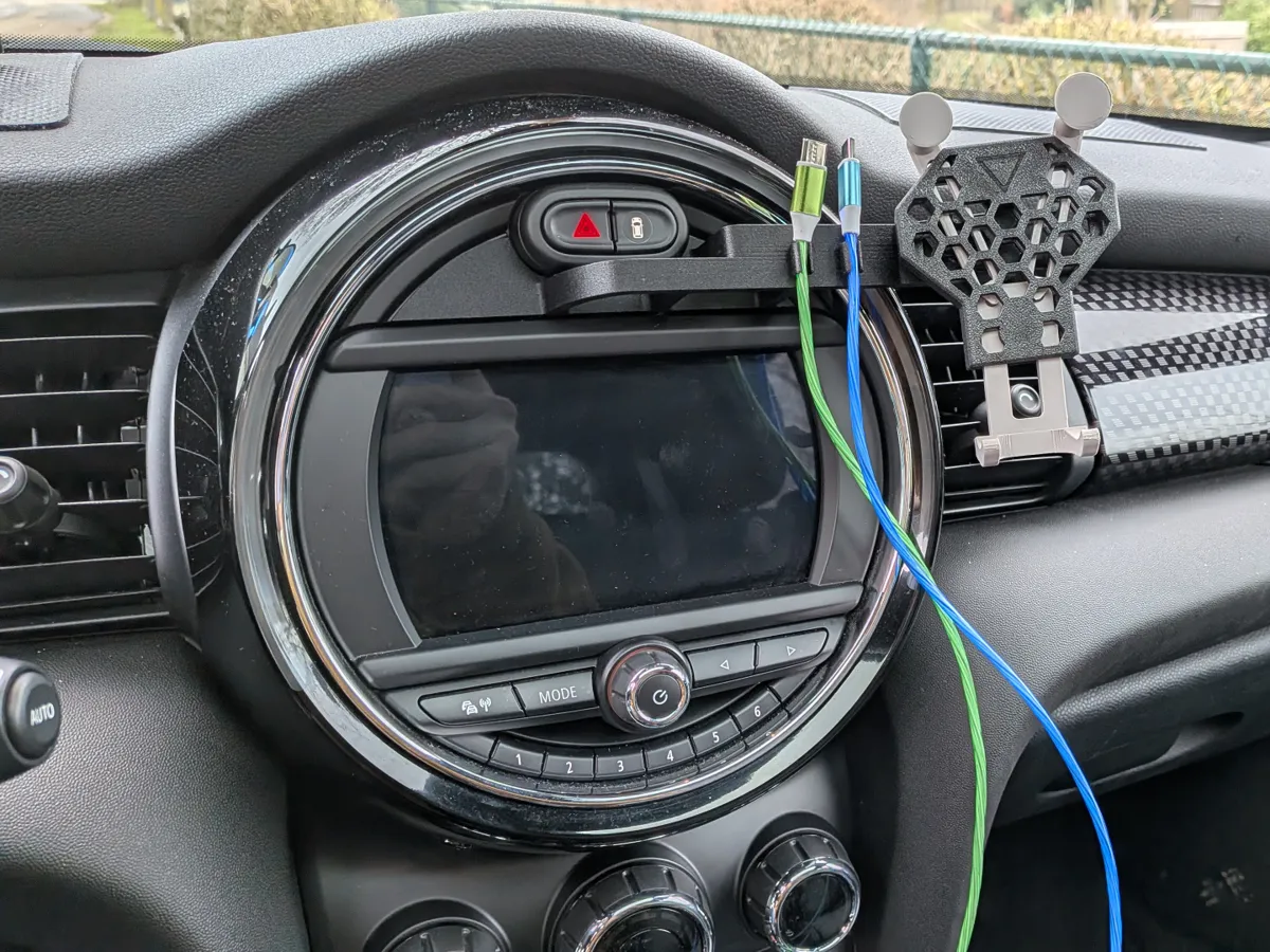 Mini Cooper Phone Holder - Free 3D Print Model - MakerWorld