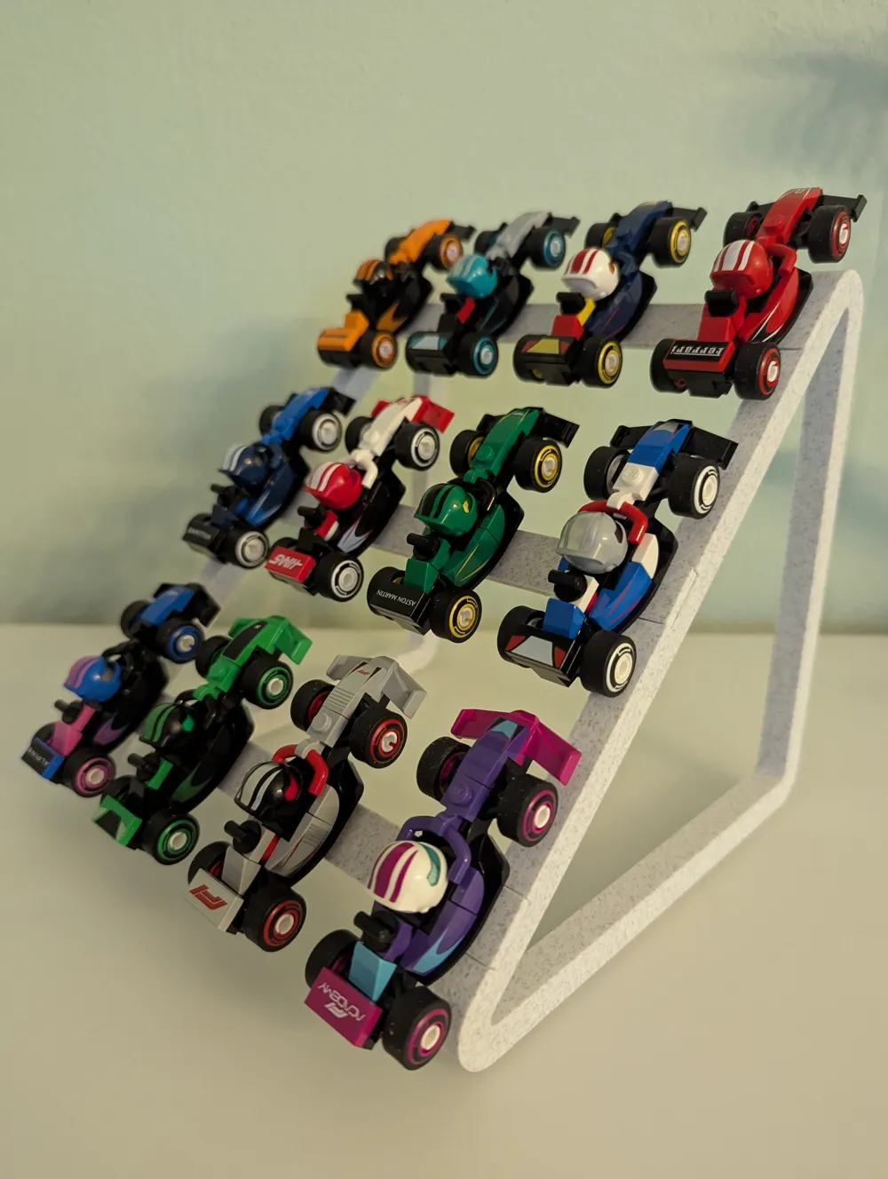 Brick F1 MiniFig / Minifigure Stand / Display by Dominik H. MakerWorld ...