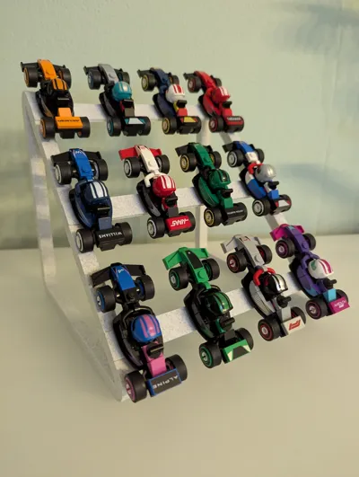 Brick F1 MiniFig / Minifigure Stand / Display by Dominik H. MakerWorld ...