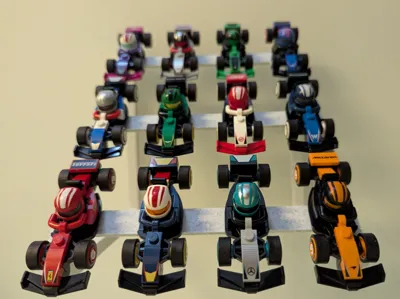 Brick F1 MiniFig / Minifigure Stand / Display by Dominik H. MakerWorld ...