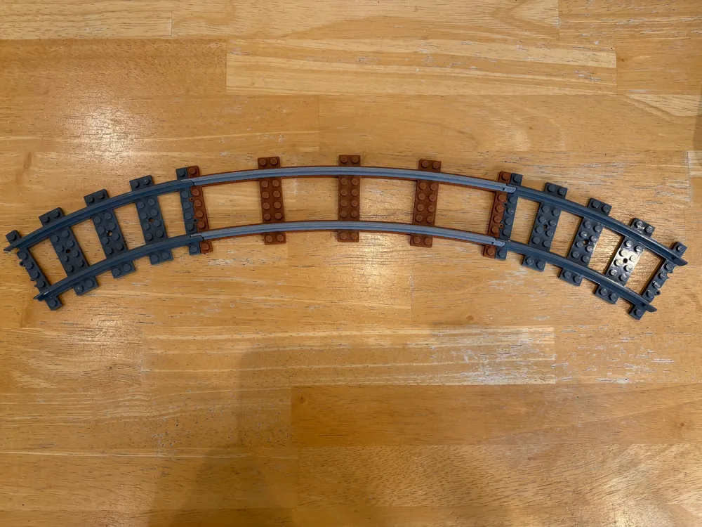 Brick Compatible Curve Track - R72 - Multi Colour by Fun&Functional ...
