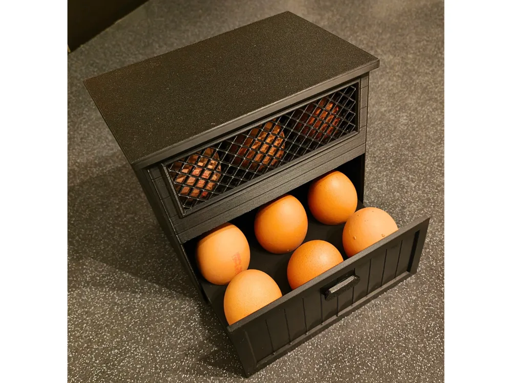 12 egg storage shed for kitchen/pantry by Britishfab MakerWorld ...