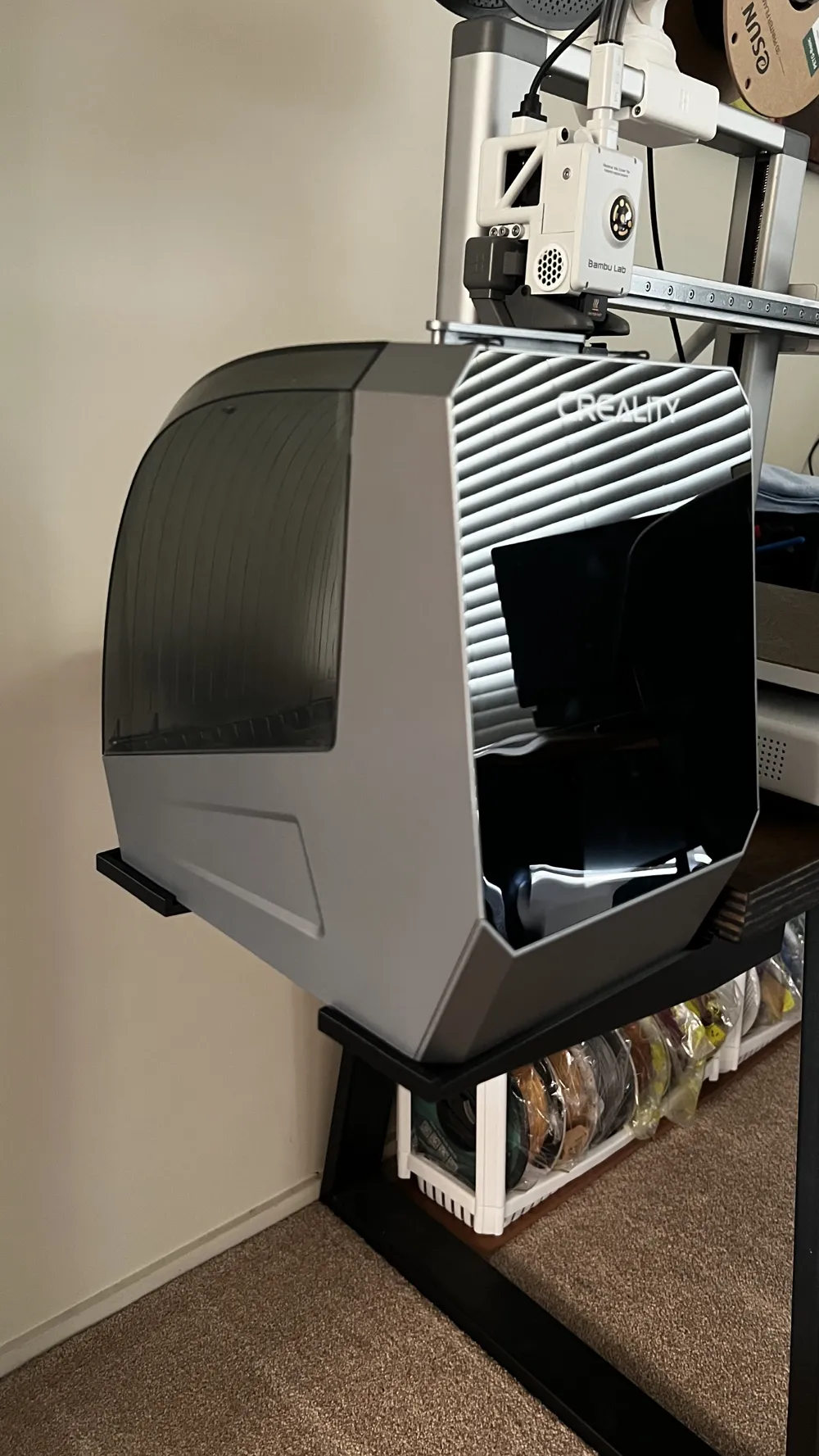 Creality Space Pi Plus 桌下支架 左/右 - 免费 3D 打印模型 - MakerWorld