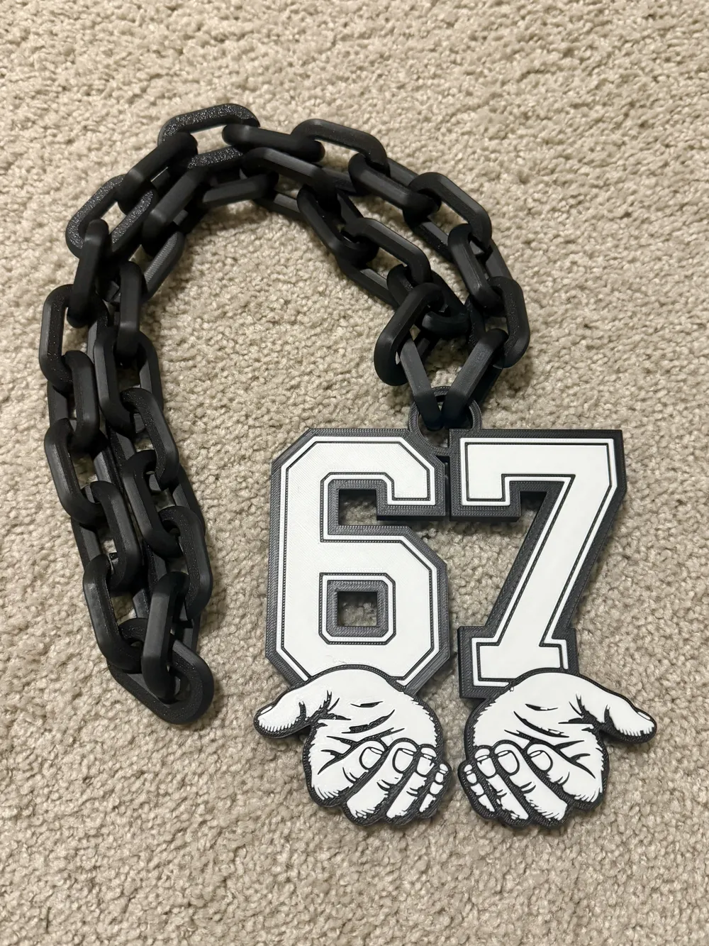 6 7 sign / logo chain by CTK 3D Printing MakerWorld: Download Free 3D ...