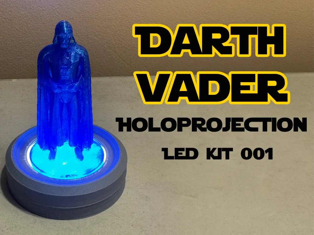 Darth Vader Holoprojection - LED Kit 001 - Free 3D Print Model - MakerWorld