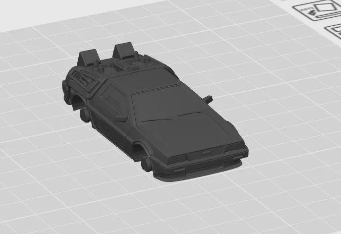 1:64 Toy Car - DMC Back to the Future - Free 3D Print Model - MakerWorld