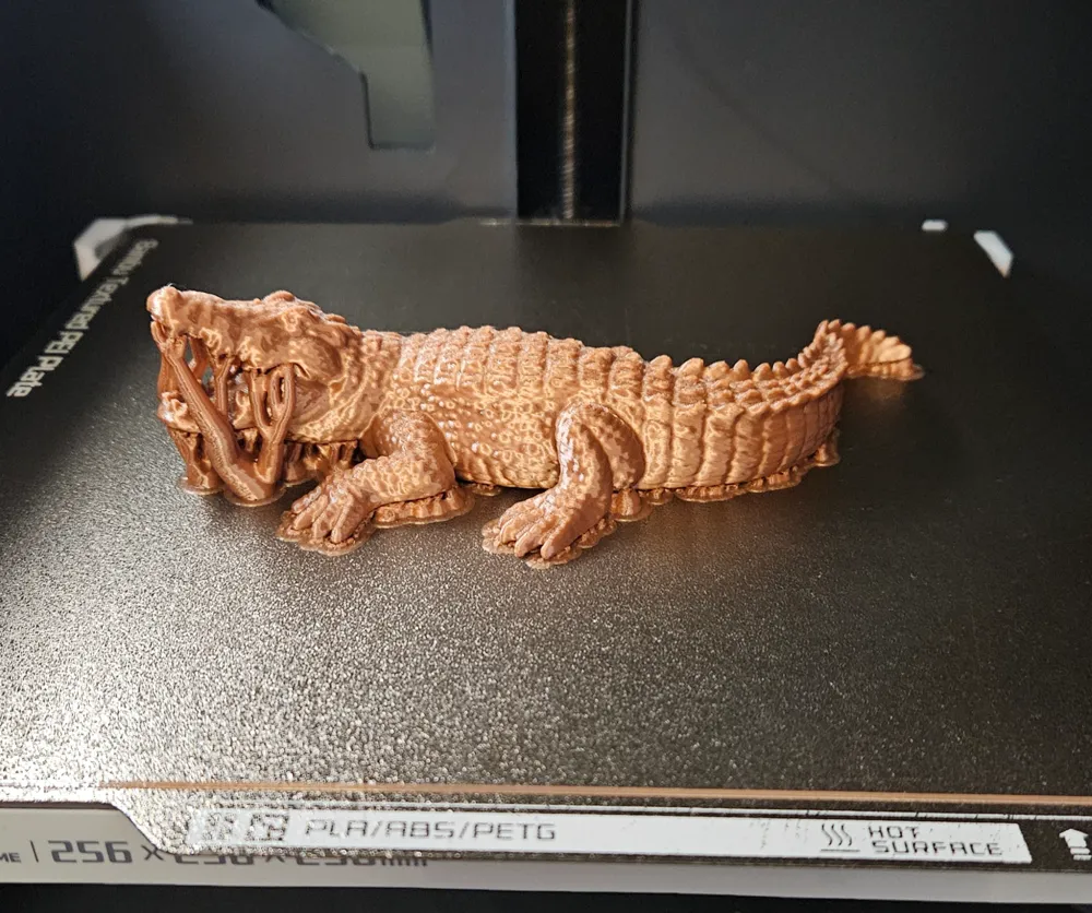 Krokodil Alligator - Free 3D Print Model - MakerWorld
