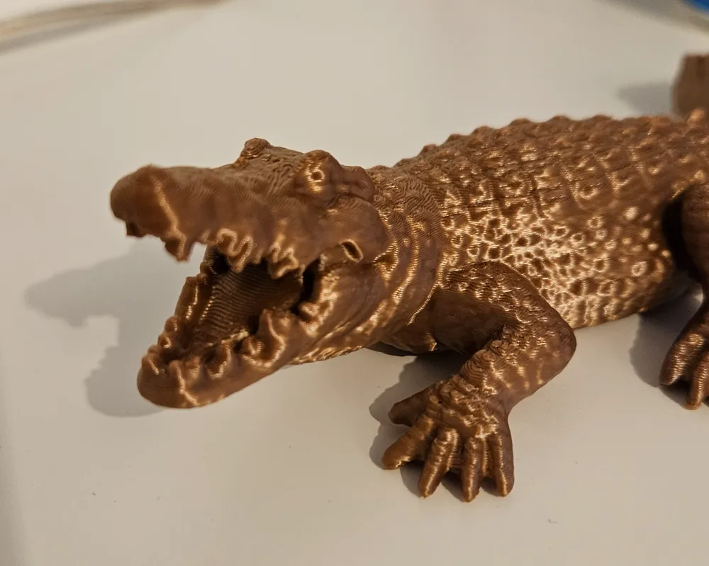 Krokodil Alligator - Free 3D Print Model - MakerWorld