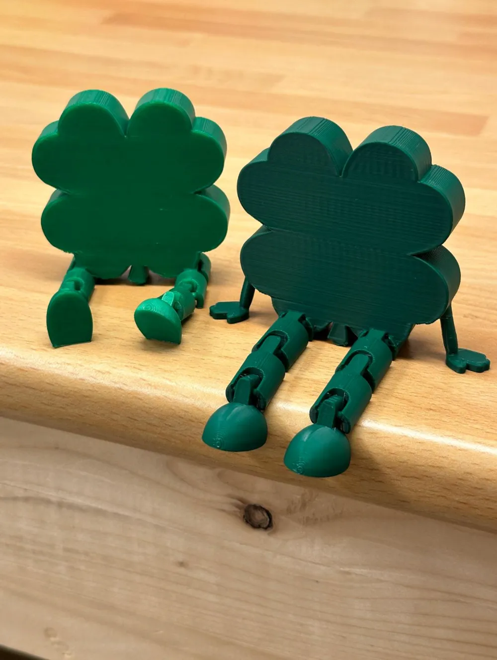 Articulated four-leaf clover by Impulse - MakerWorld