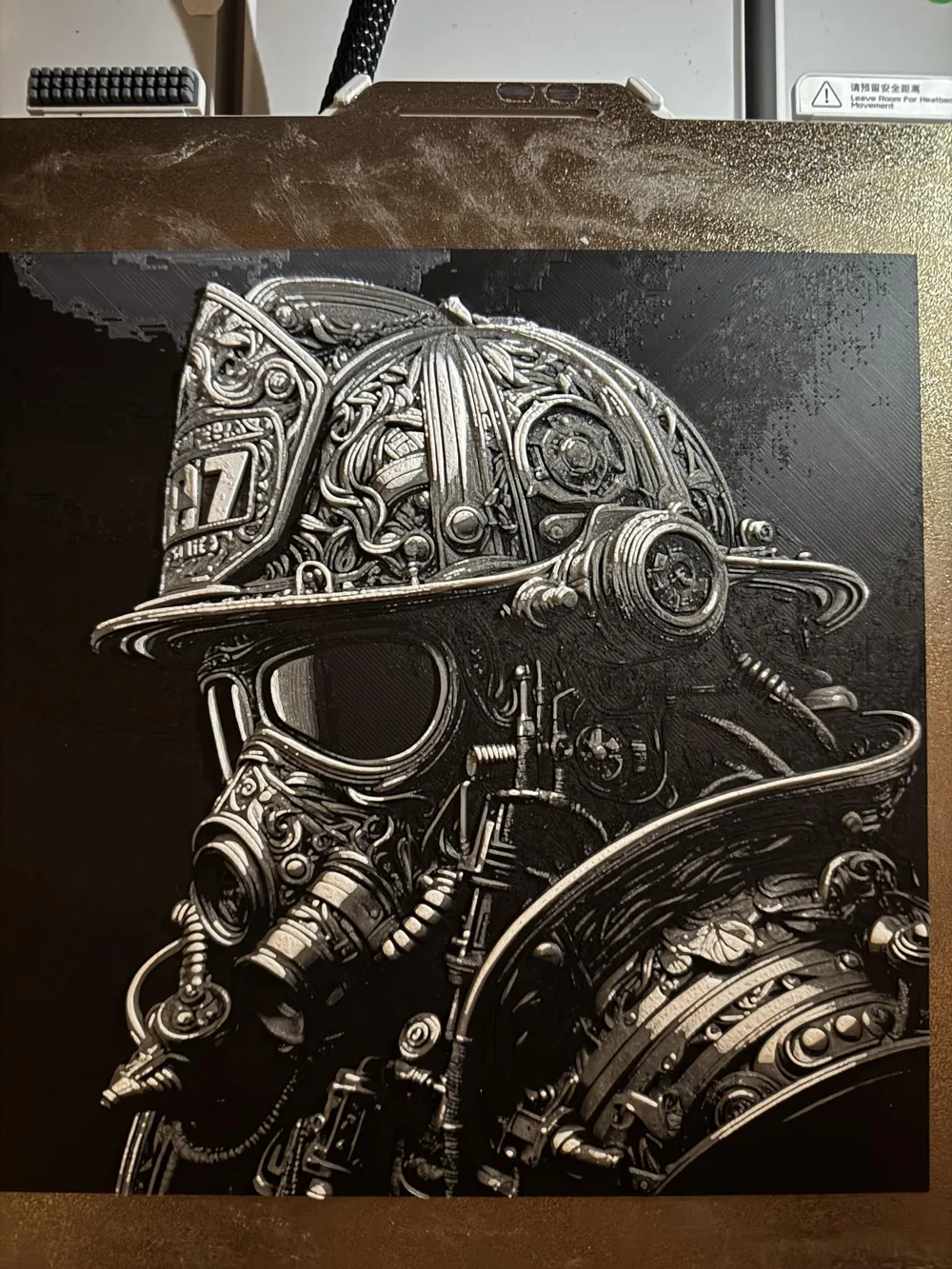Deluxe Firefighter HueForge by Frankenstein MakerWorld: Download Free ...