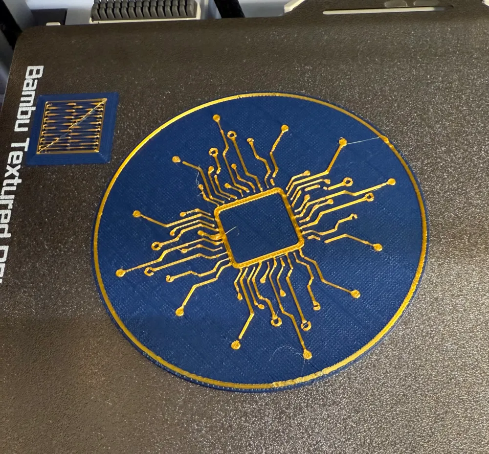 Circuit board coasters v2 by Pfhorte - MakerWorld