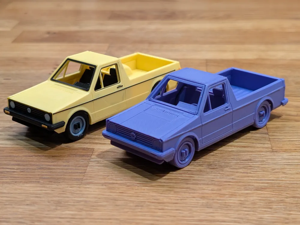 VW Caddy Mk1 Remixed by N33 Designs MakerWorld: Download Free 3D Models