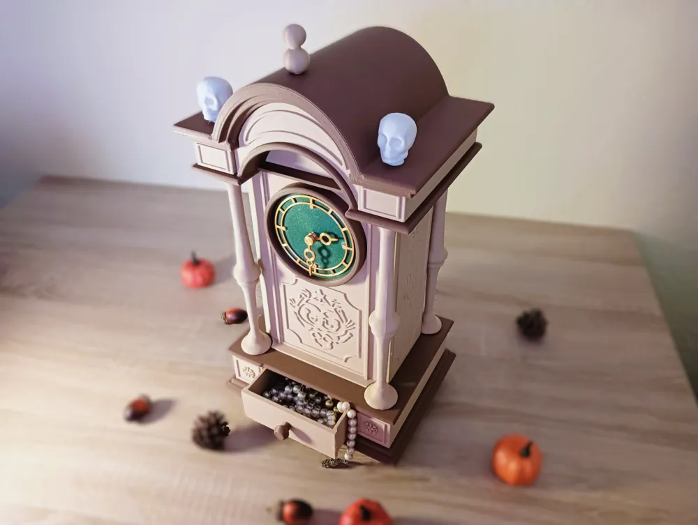 Bones Clock - Skeleton Clock by oSee3D - MakerWorld