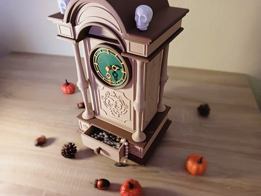 Bones Clock - Skeleton Clock by oSee3D - MakerWorld