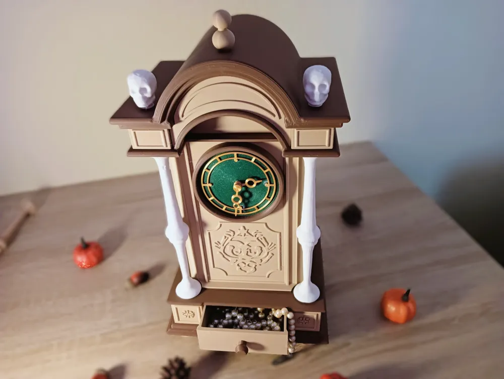 Bones Clock - Skeleton Clock by oSee3D - MakerWorld