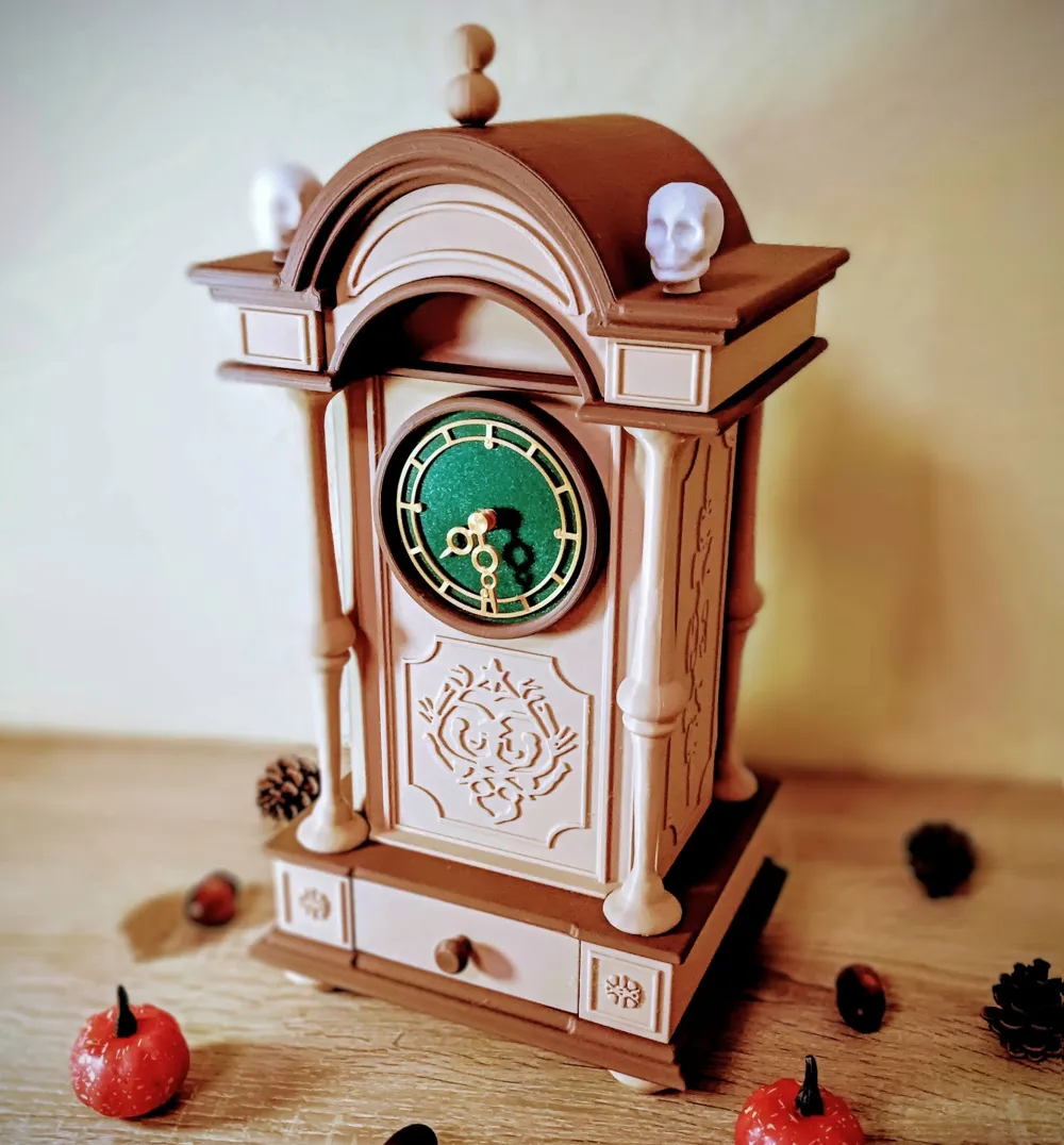 Bones Clock - Skeleton Clock by oSee3D - MakerWorld