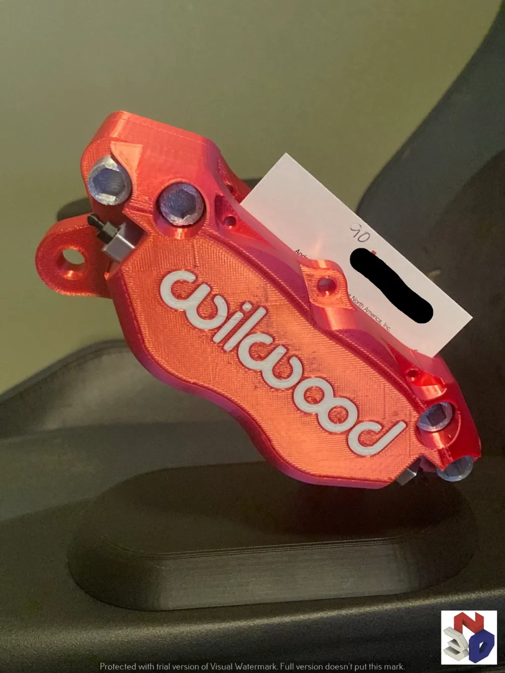 Wilwood Caliper Business Card Holder by N3D MakerWorld: Download Free ...