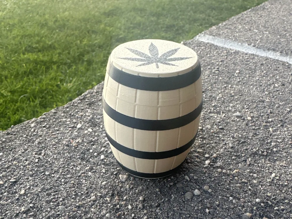Weed-barrel-Container by Solid MakerWorld: Download Free 3D Models