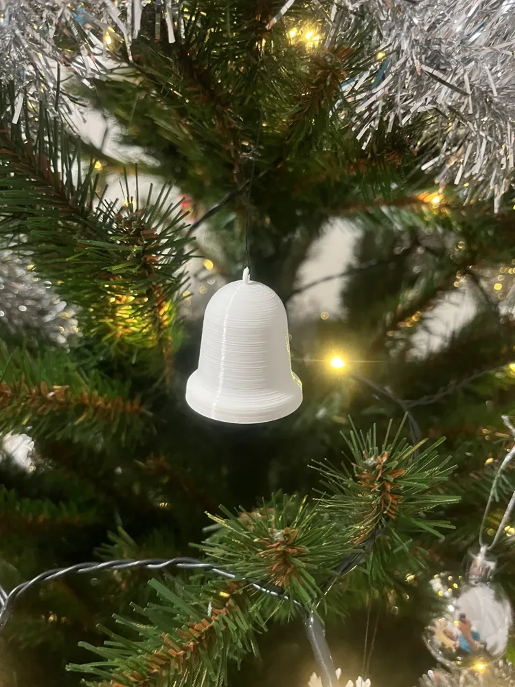 Bell christmas tree decoration - Free 3D Print Model - MakerWorld