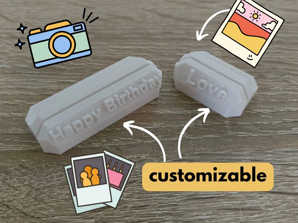 Photo Stand – Card & Picture Holder - Free 3D Print Model - MakerWorld