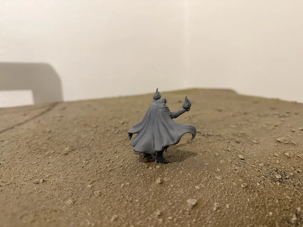 Orc Wizard / sorcerer - DND miniature with stats - Free 3D Print Model ...