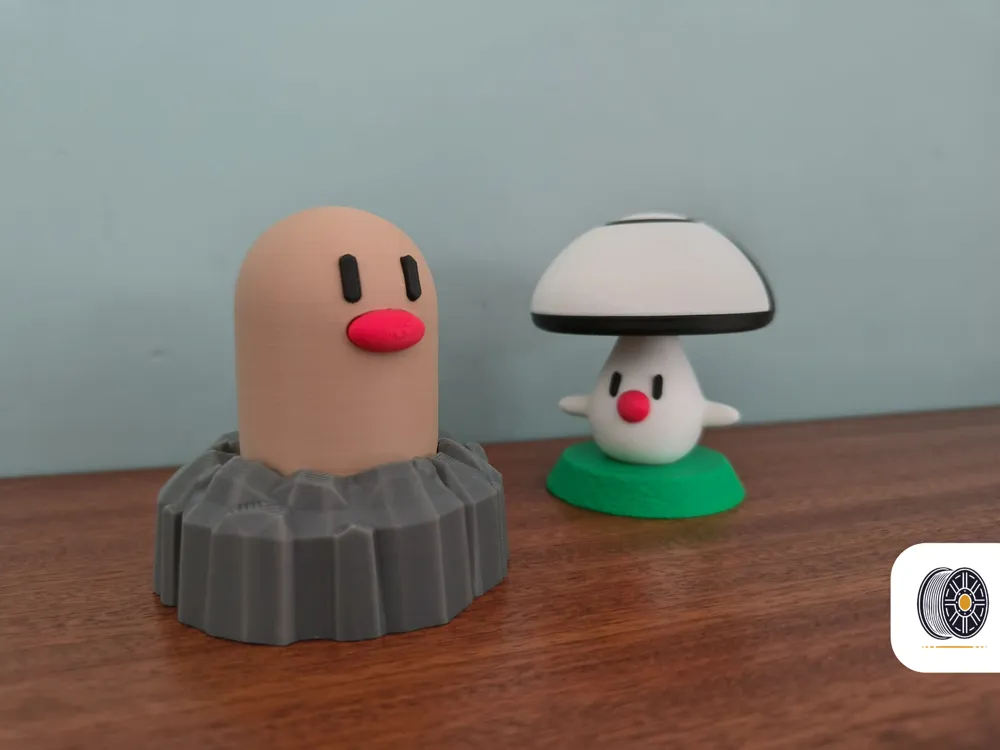 Diglett Keyboard Clicker | NO AMS | Pokemon Fidget by Mike.stl ...