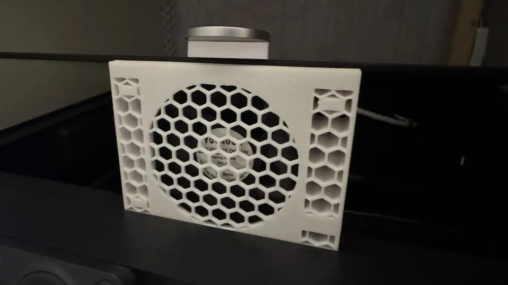 P1S Top Glass Lid Riser with Fan - Free 3D Print Model - MakerWorld