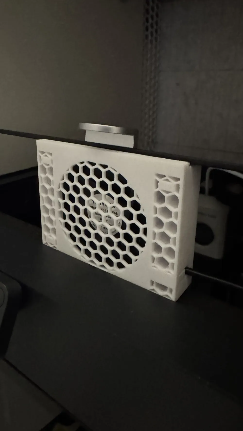 P1S Top Glass Lid Riser with Fan - Free 3D Print Model - MakerWorld