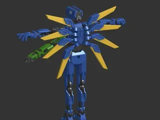 Dummy 13 V1 de Mothman Remezclado por V1_ULTRAKILL MakerWorld: Descarga ...