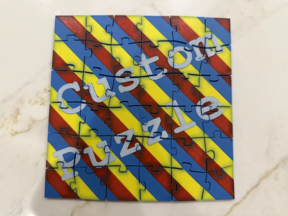 Custom Puzzle Maker - Free 3D Print Model - MakerWorld
