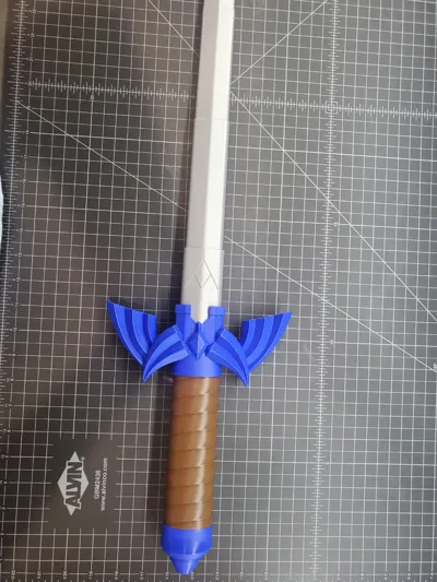 Modular Collapsing Master Sword - Free 3D Print Model - MakerWorld