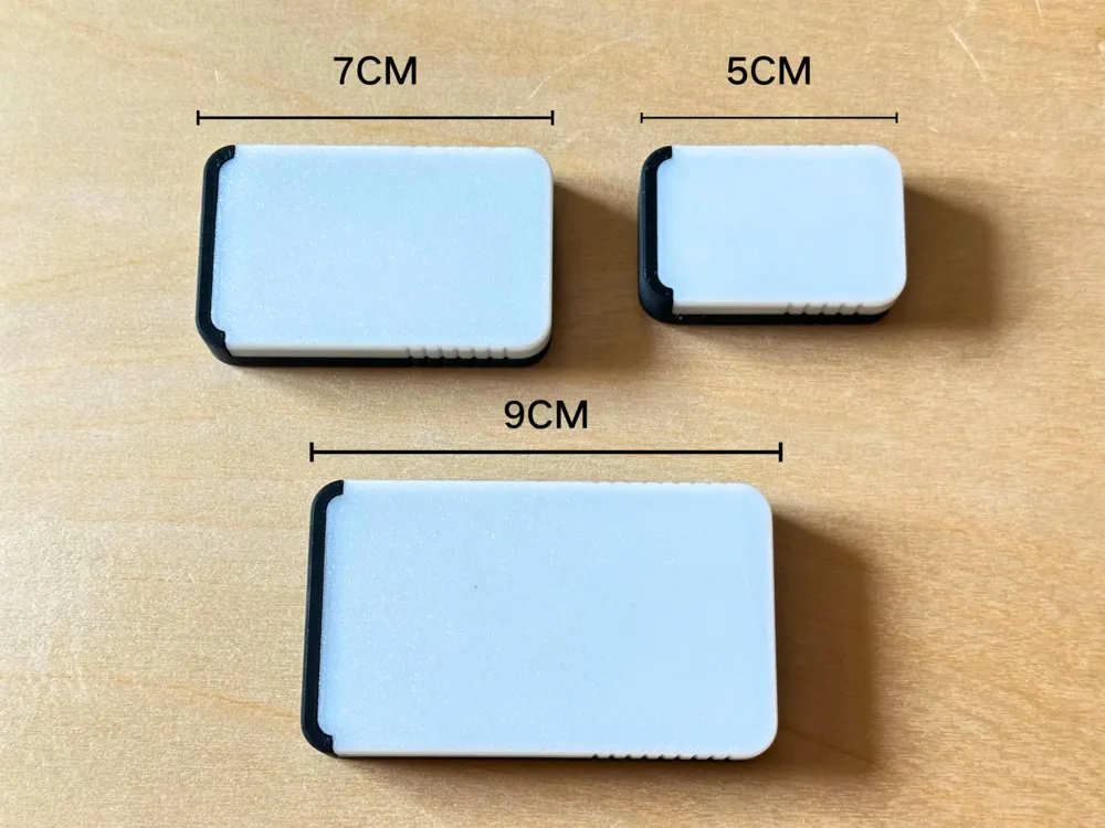 Mini Pocket Slide Box (5cm | 7cm | 9cm) - H1.5cm by TuTu - MakerWorld