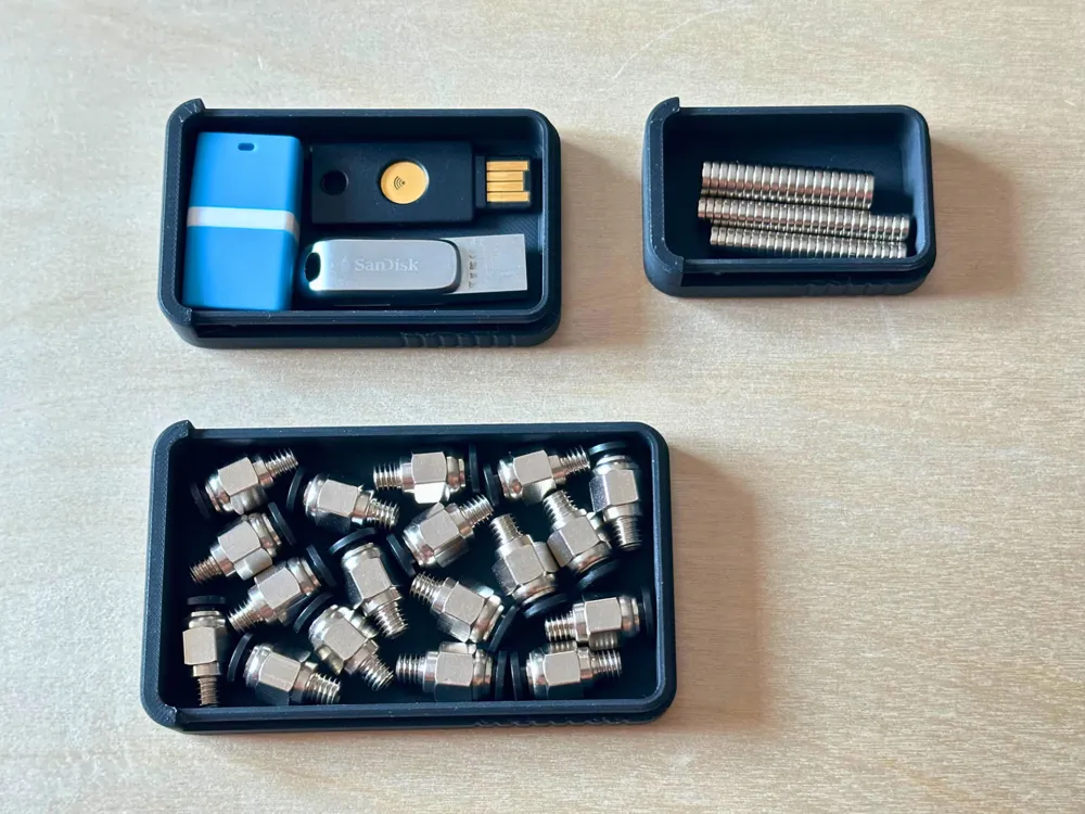 Mini Pocket Slide Box (5cm | 7cm | 9cm) - H1.5cm by TuTu - MakerWorld